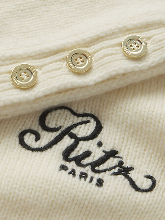 Women's button detail cashmere sweater - Ritz Paris x FRAME | Ritz Paris